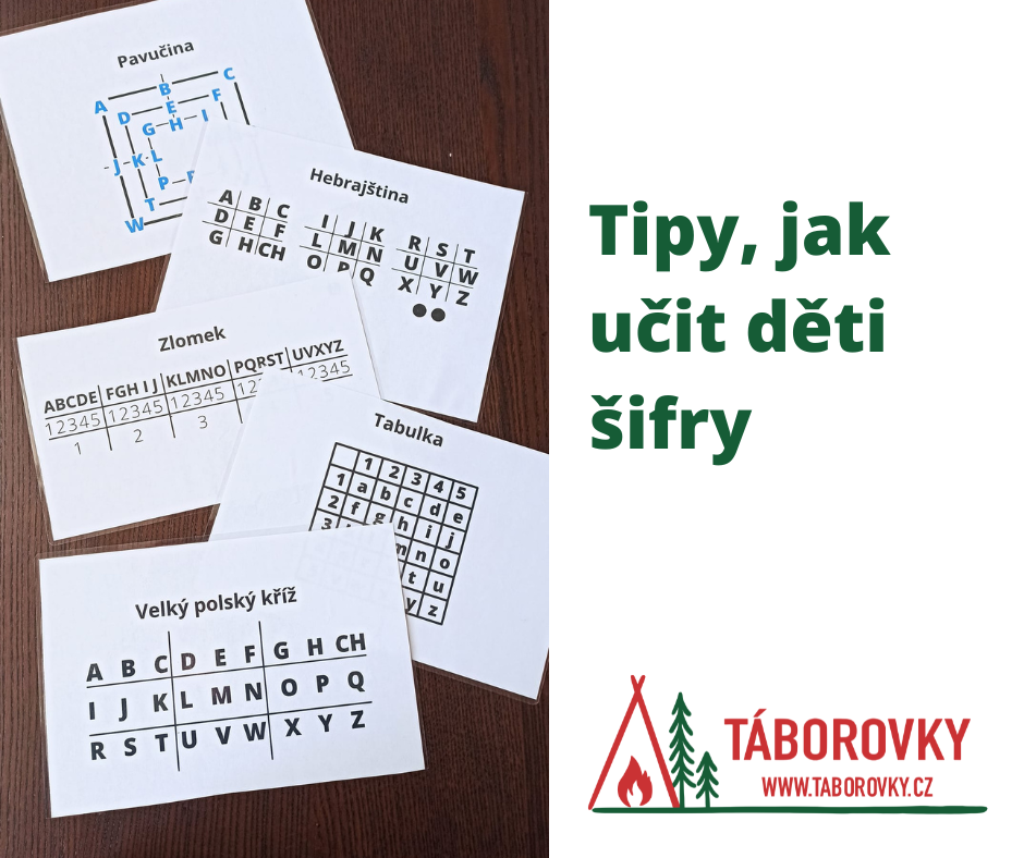 Tipy, jak učit děti šifry - Táborovky